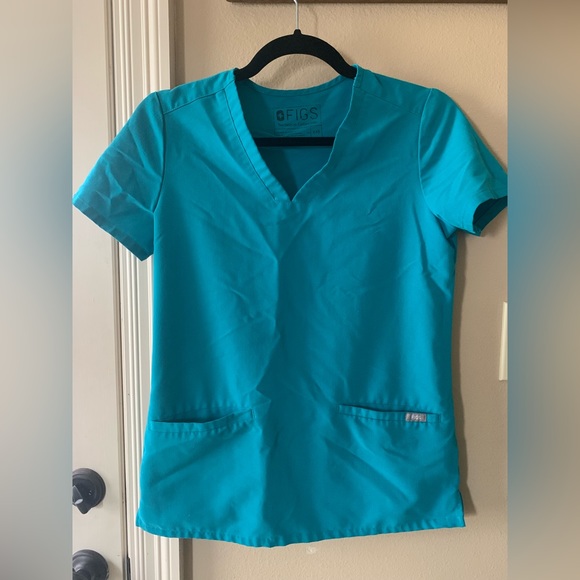 Figs | Tops | Teal Figs Casma Top Lightly Worn 2 Items Available | Poshmark